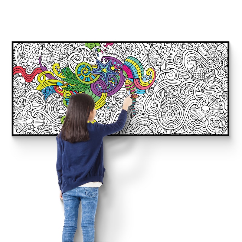 Colouring Poster - Etsy