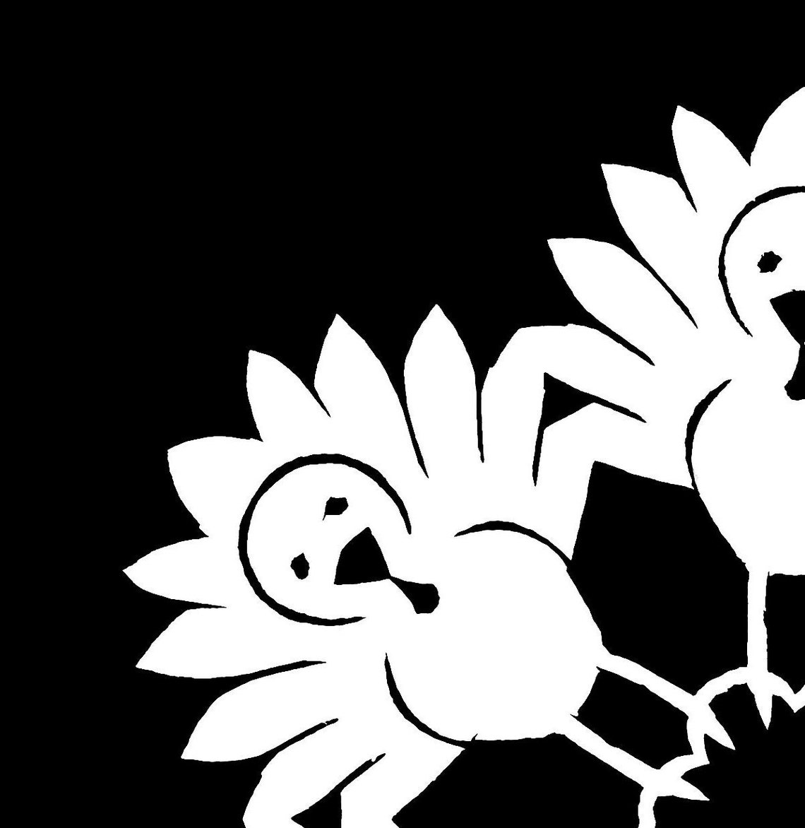 Thanksgiving Turkey Paper Snowflake Printable Template - Etsy