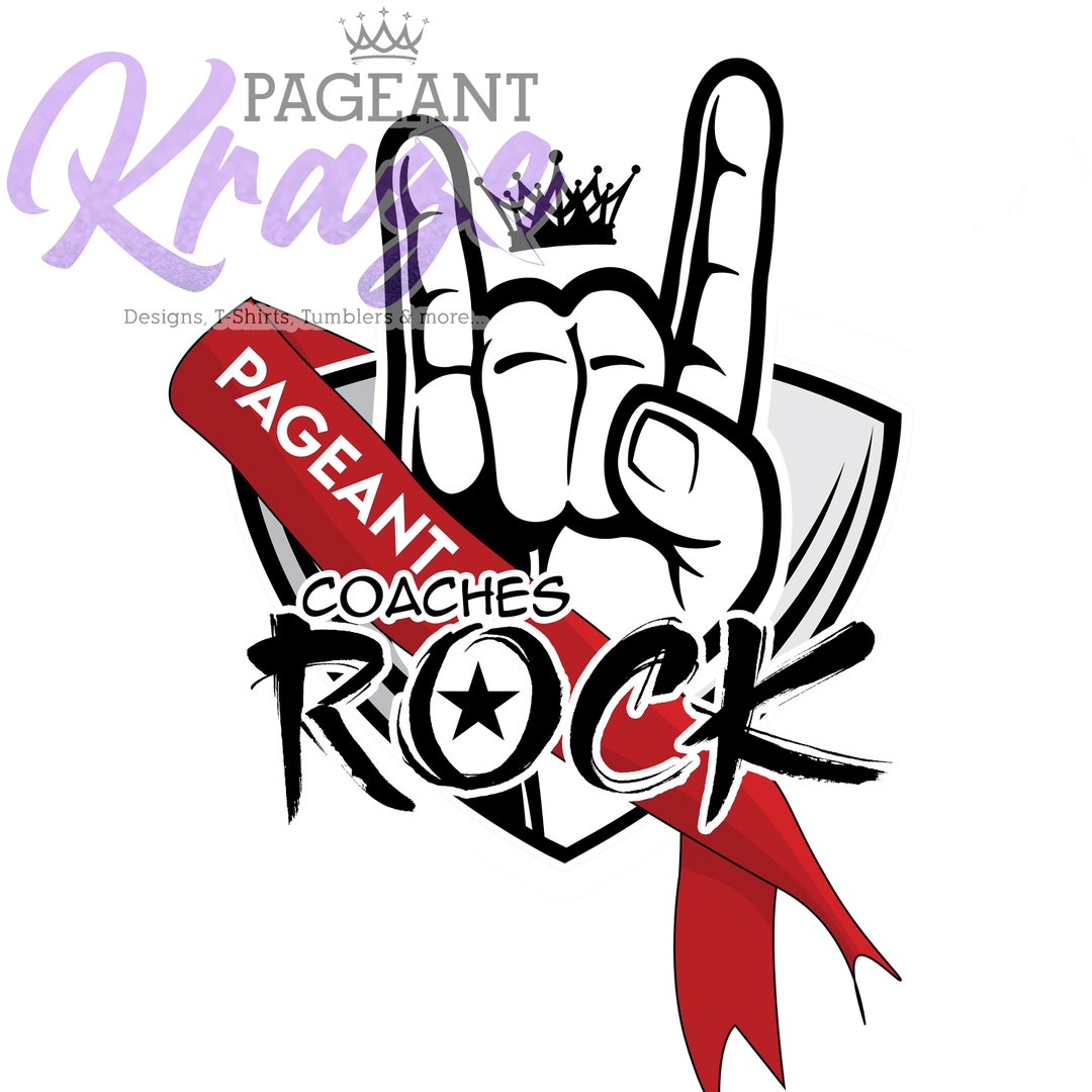 Pageant Coaches Rock Gifts, Graphics Cricut or Silhouette Design Space ...