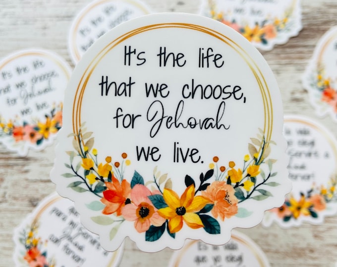 The Life of a Pioneer Stickers / Pioneer Gifts / JW Pioneer Stickers ...