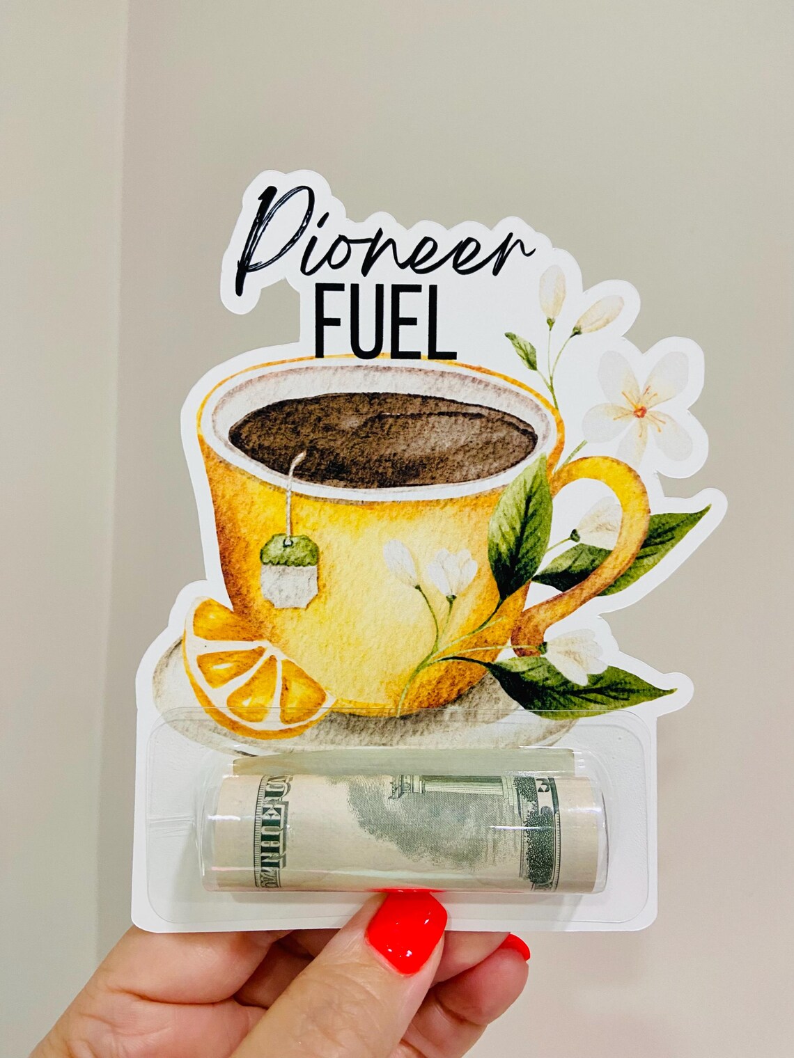 Pioneer Fuel Gift Card Holder: JW Gifts, Tea Lover, Chapstick - Etsy