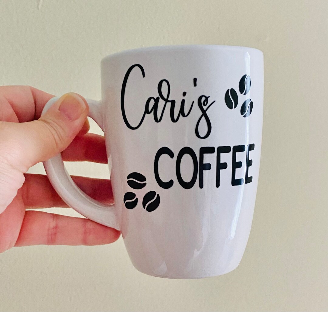 Personalized Coffee Decal / Coffee Vinyl Decals / Personalized Coffee ...