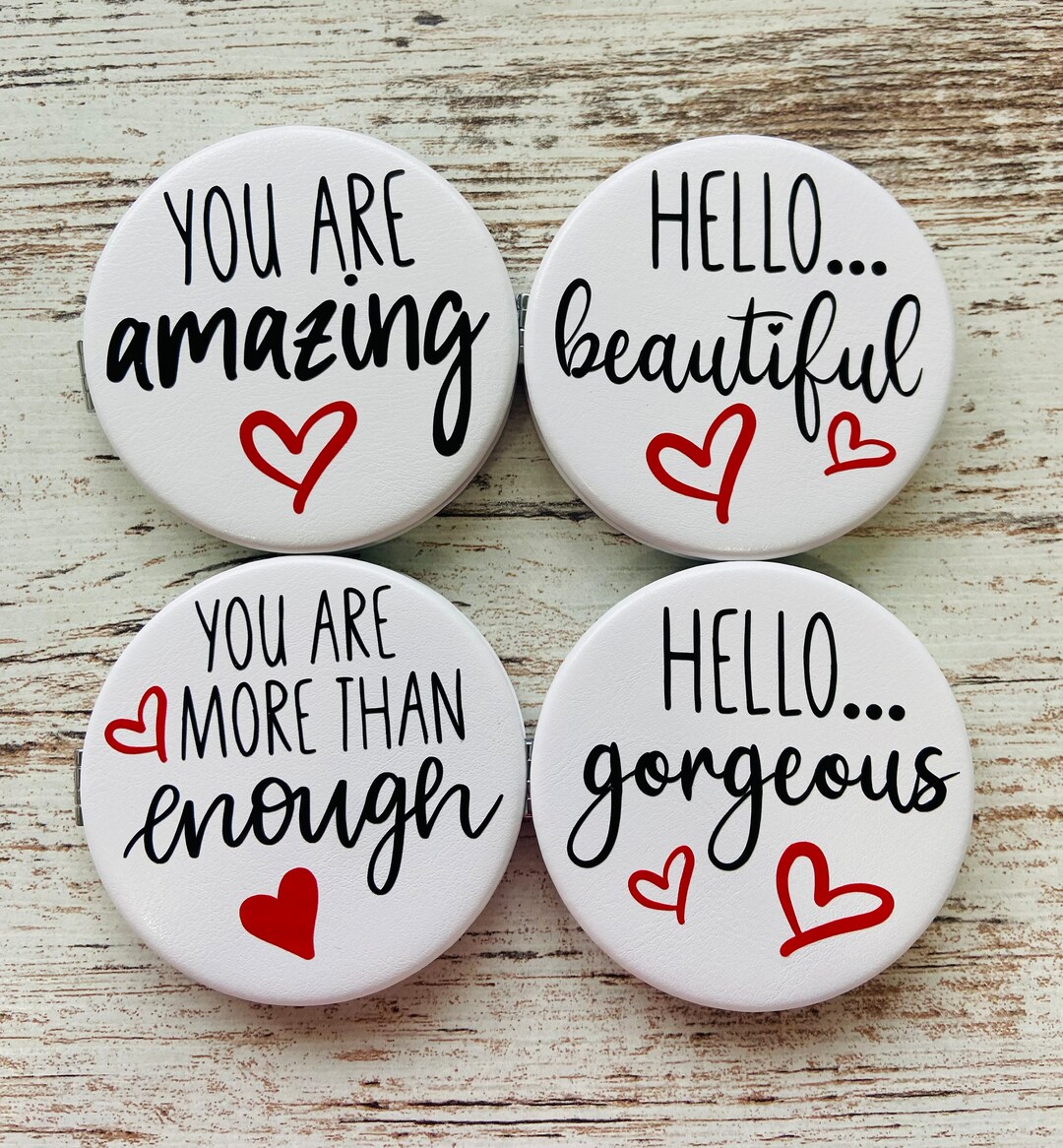 Compact Mirror / Motivational Quotes / Inspirational Gifts / Gift for ...