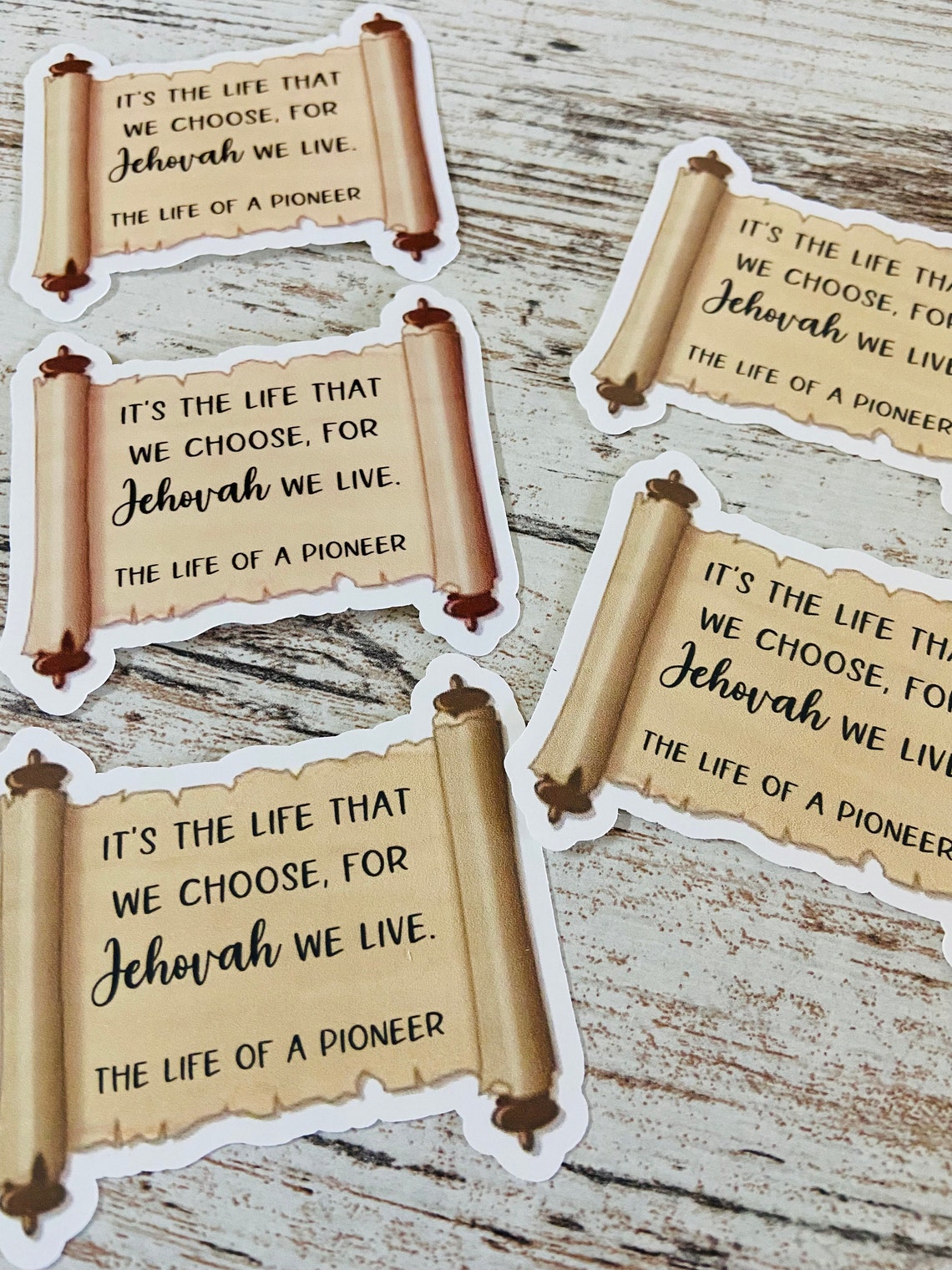The Life of a Pioneer Stickers / Pioneer Gifts / JW Pioneer - Etsy