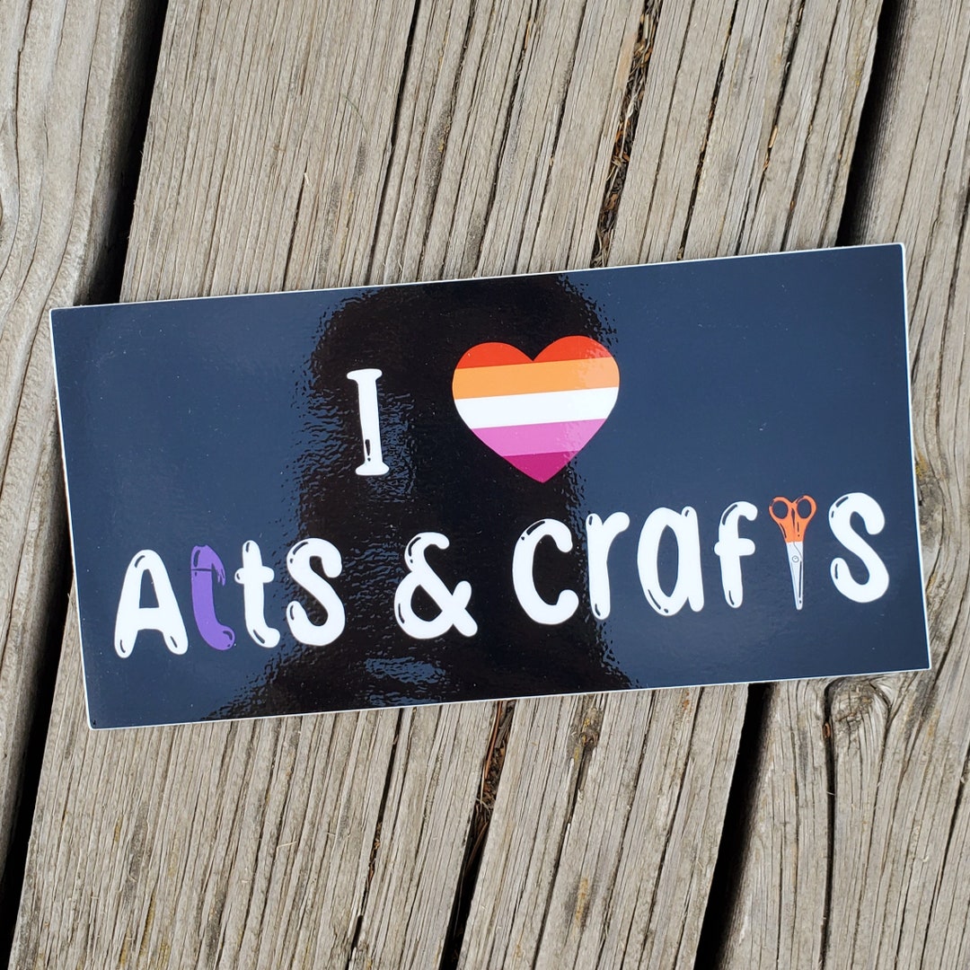 Funny Lesbian Pride Bumper Sticker - Etsy