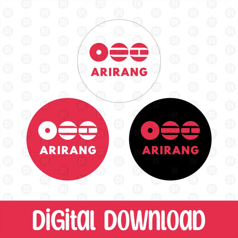 Arirang bts logo - Etsy México