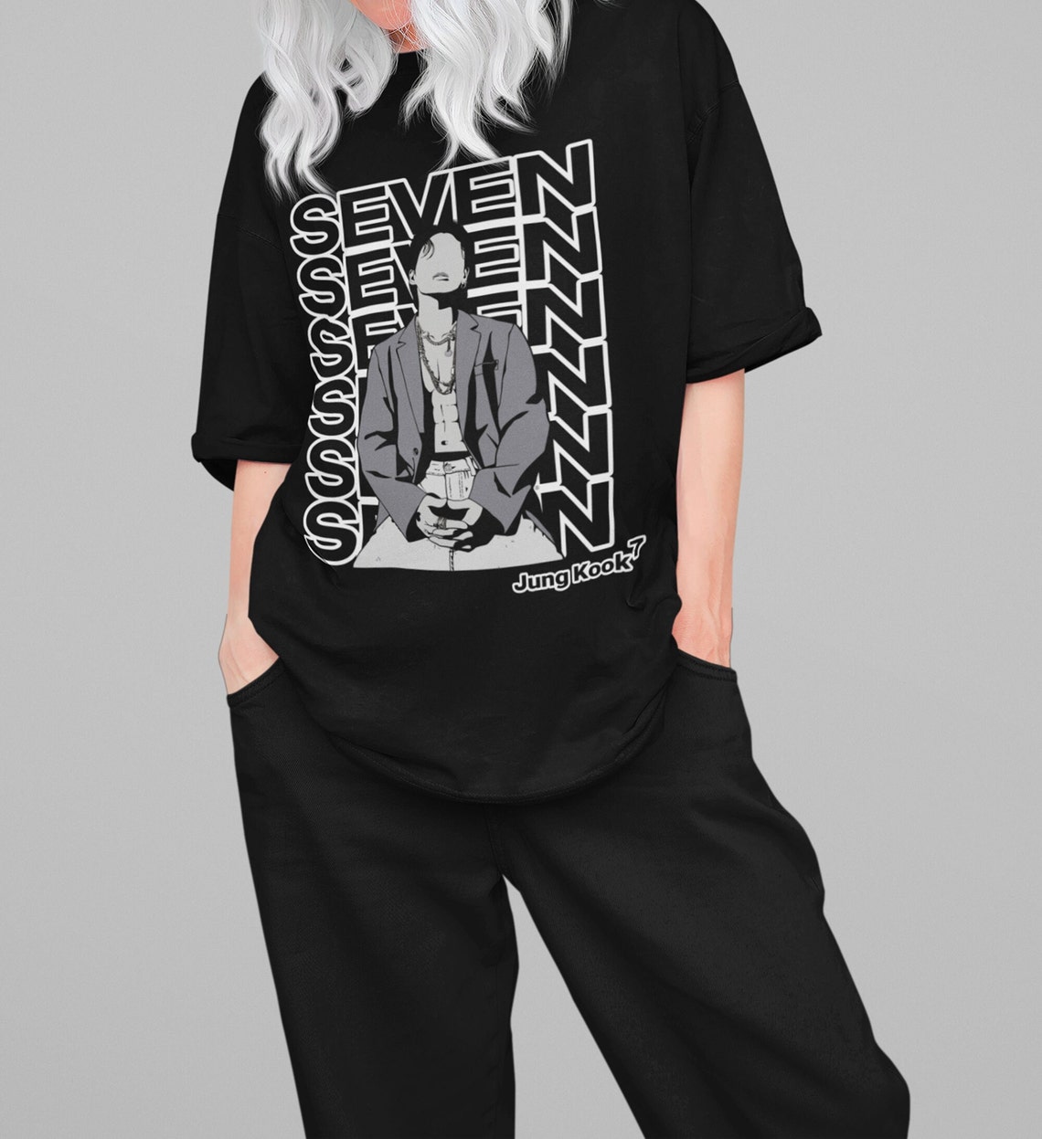 Bts Printable Jungkook Seven Seven Jungkook Seven Jk Bts - Etsy