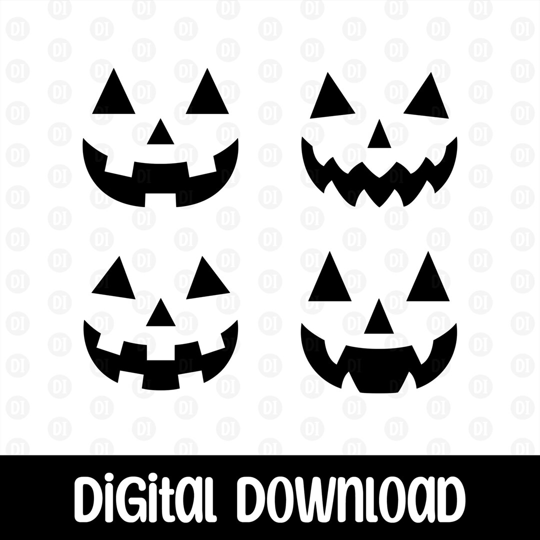 Halloween Printables, Jack O Lantern Faces, Jackolantern Face Clipart ...