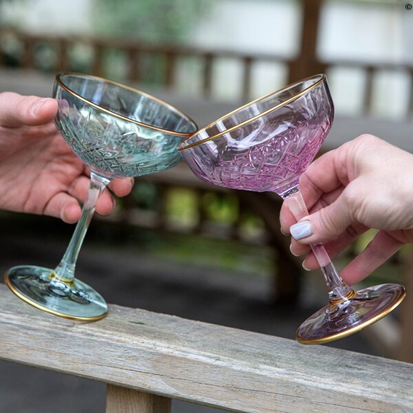 Waterford Mixology Coupe Glasses - Etsy