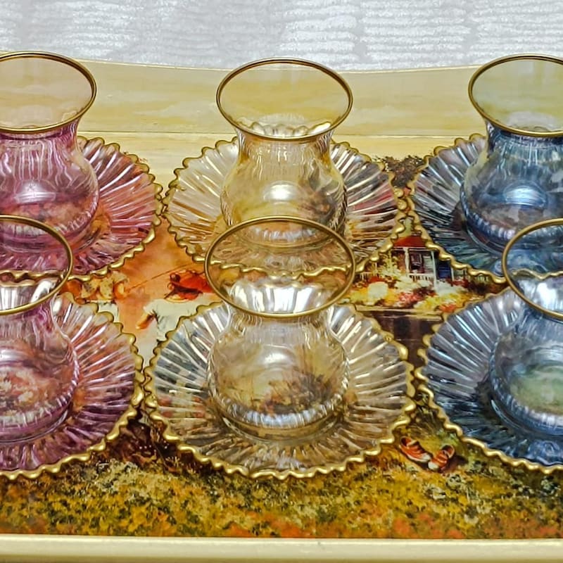 Turkish Tea Set - Etsy