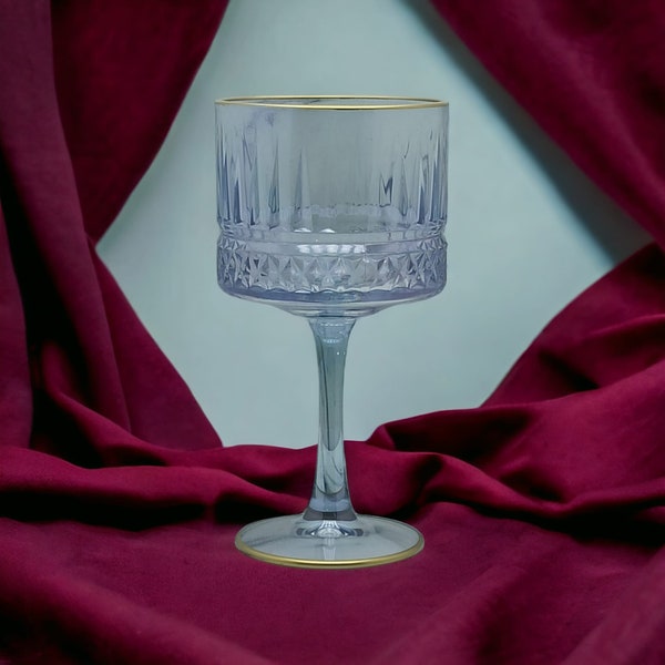 Gold Rimmed Cocktail Glasses - Etsy