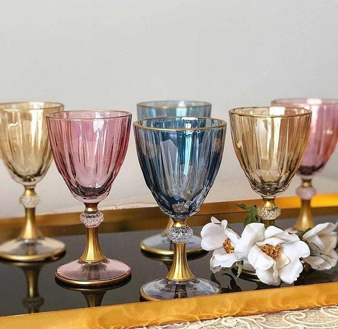 Set of 4 Liqueur Glasses Sherry Glasses Cocktail Glasses - Etsy