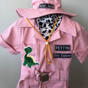 Personalized Baby Girl Pink Adventure Safari Costume *minnie Mouse ...
