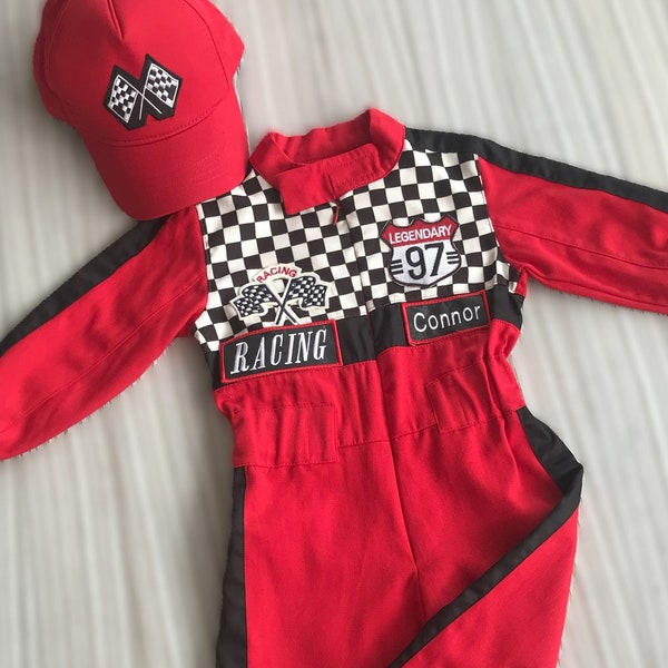 Race Car Suit Toddler - Etsy