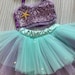 Toddler Mermaid Inspired Purple Costume,baby Girl Mermaid Outfit ...