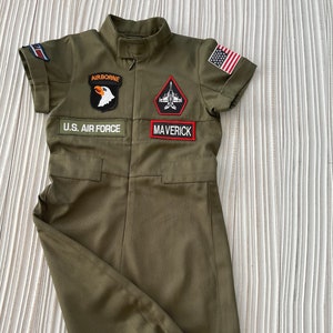 Personalized Aviator Long Fighter Costume*captain Airborne Outfit ...