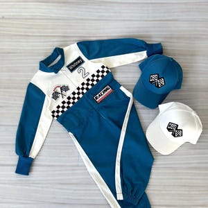 Personalized Two Fast Blue Baby Boy Long -short Suit*1st Birthday Car ...