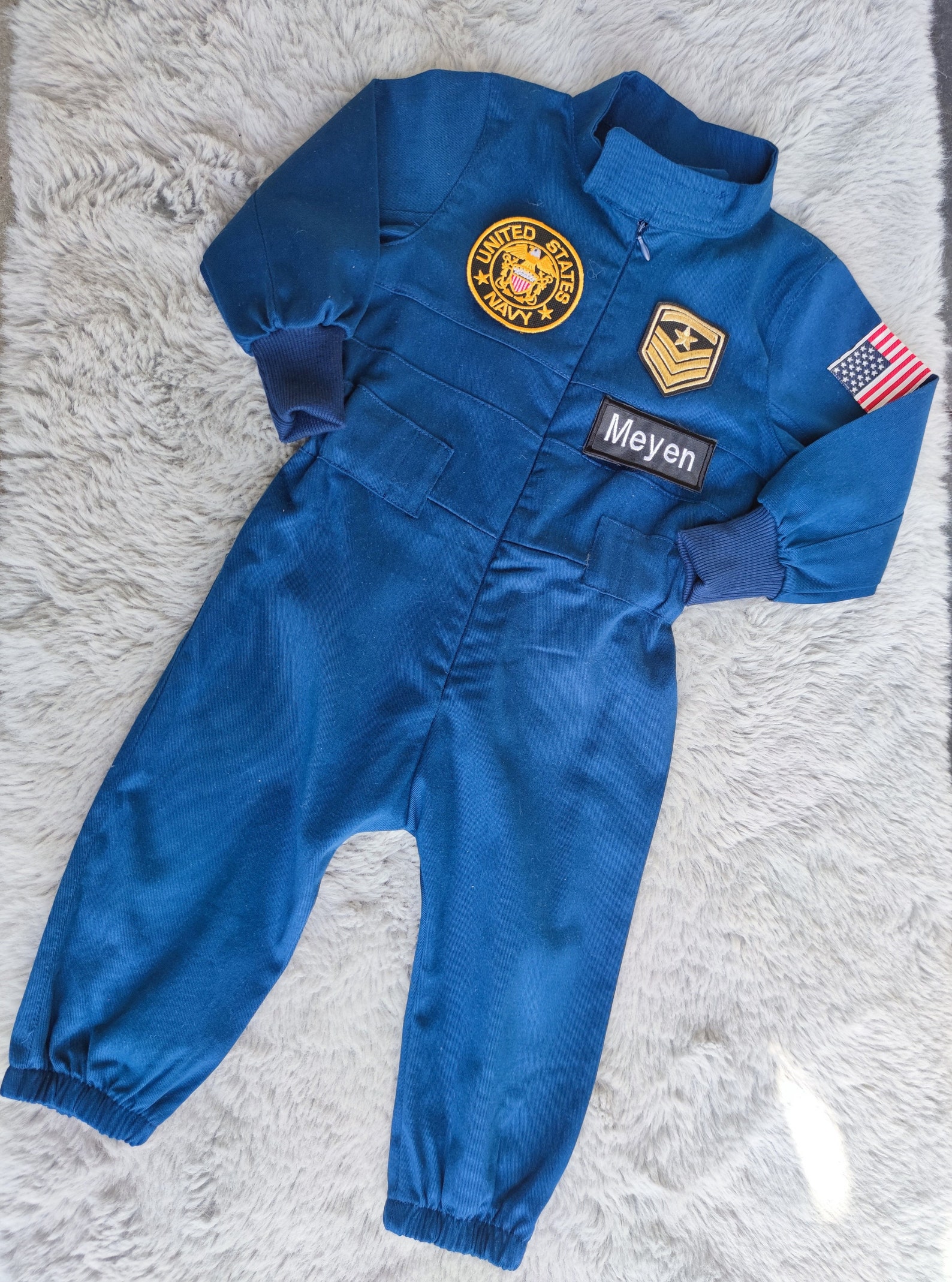Personalized Navy Aviator Toddler Suithalloween Kids Navy - Etsy