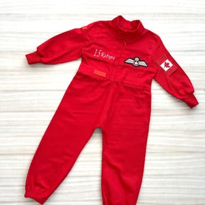 Personalized Red Pilot Costume*toddler Canada Pilot Military Uniform ...
