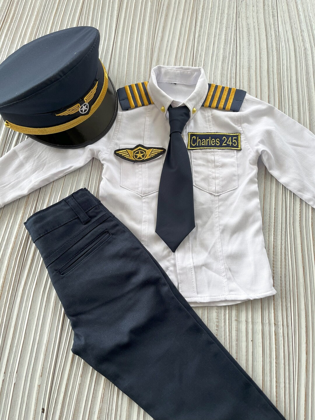Personalized Airforce Costumebaby Pilot Suitcaptain Pilot - Etsy