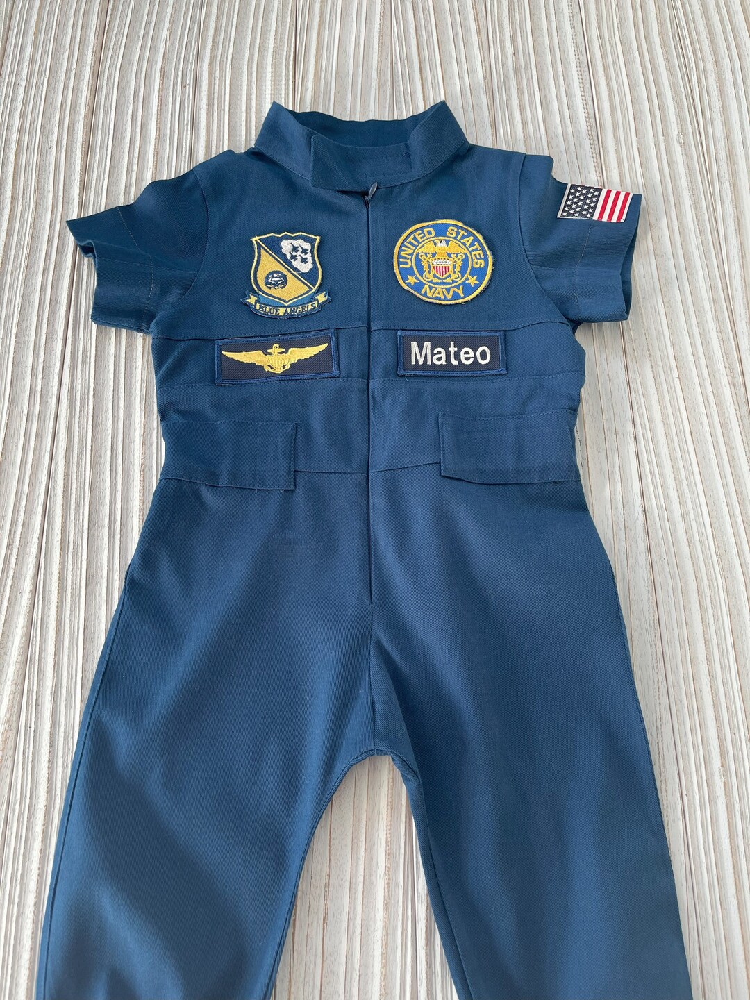 Personalized Navy Aviator Toddler Suit*halloween Kids Navy Costume*baby ...