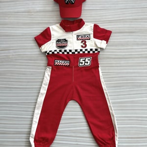 Personalized Fast Red Racer Shortsleeve Jumpsuit*toddler Racer Kids ...