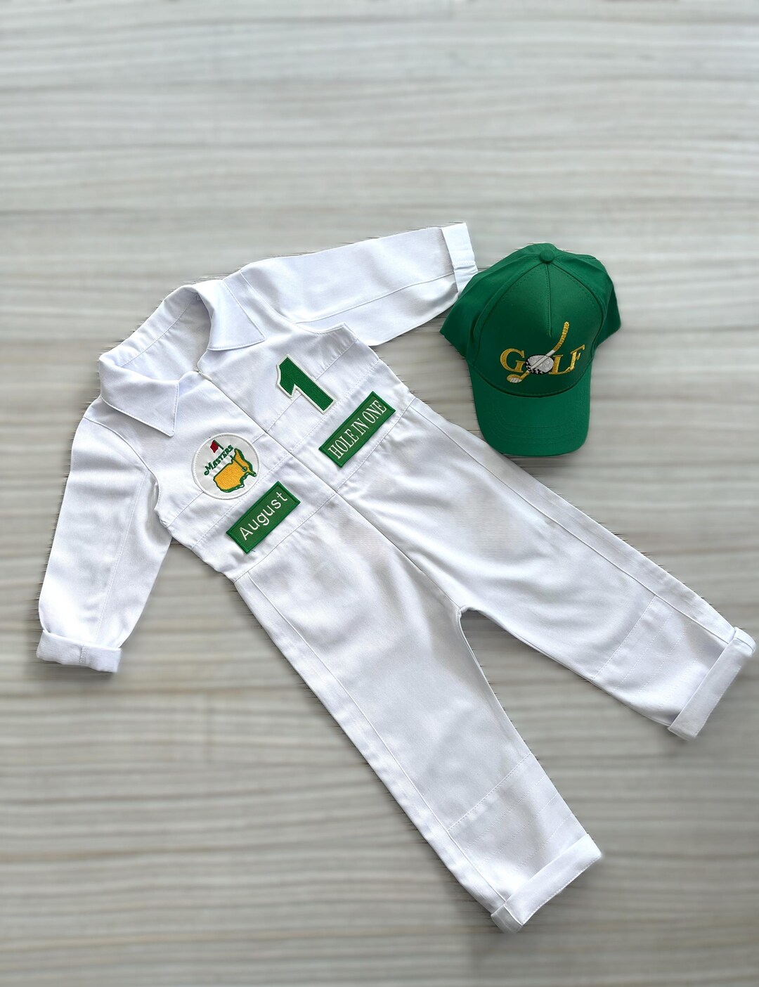 Personalized Golf Long-short Caddy Outfit for Kids*toddler Golf White ...