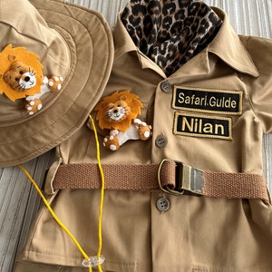 Personalized African Adventure Brown Safari Outfit 2 Piece*toddler ...