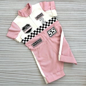 Personalized Pink Racer Shorts Girl Suit*fast One 1st Birthday Racer ...