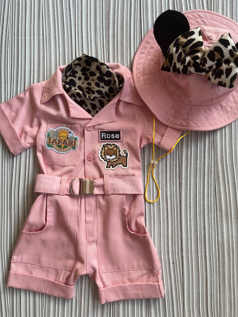 Personalized Minnie Mouse Inspired Pink-beige Outfit With - Etsy