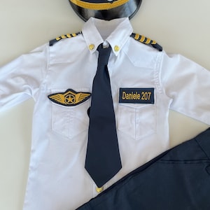 Personalized Airforce Costume*baby Pilot Suit*captain Pilot Hat*toddler ...