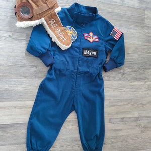 Personalized Navy Aviator Toddler Suit*toddler Navy Costume*baby Blue ...
