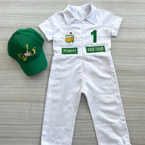 Personalized Golf Long-short Caddy Outfit for Kids*toddler Golf White ...