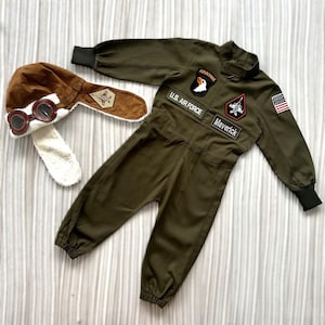 Personalized Aviator Long Fighter Costume*captain Airborne Outfit ...