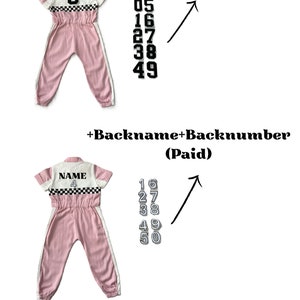 Personalized Pink Racer Long/shorts Jumpsuit*racer Fast One Birthday ...