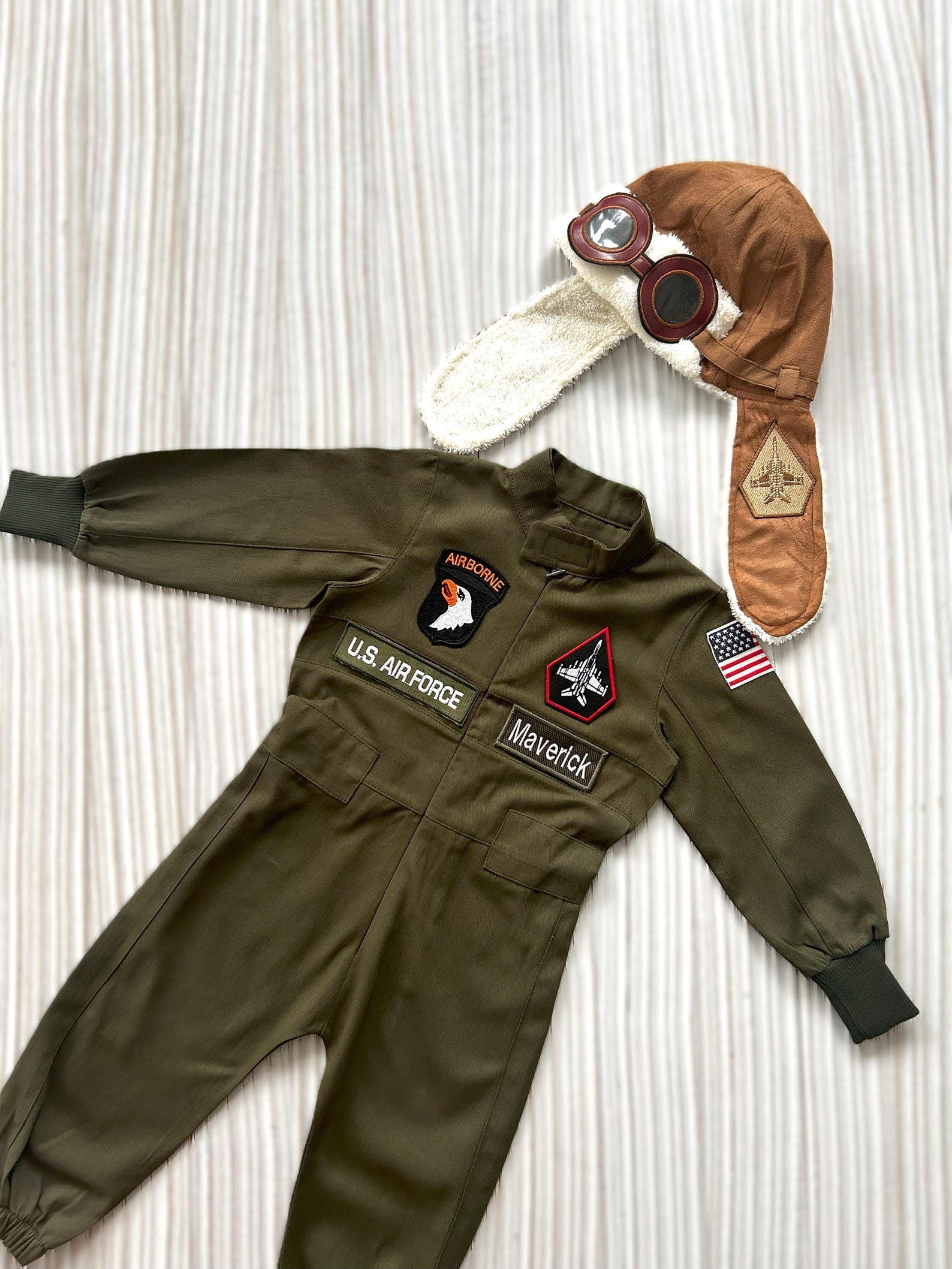 Personalized Aviator Long Fighter Costume*captain Airborne Outfit ...