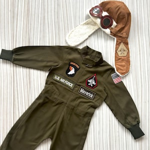 Personalized Aviator Long Fighter Costume*captain Airborne Outfit ...