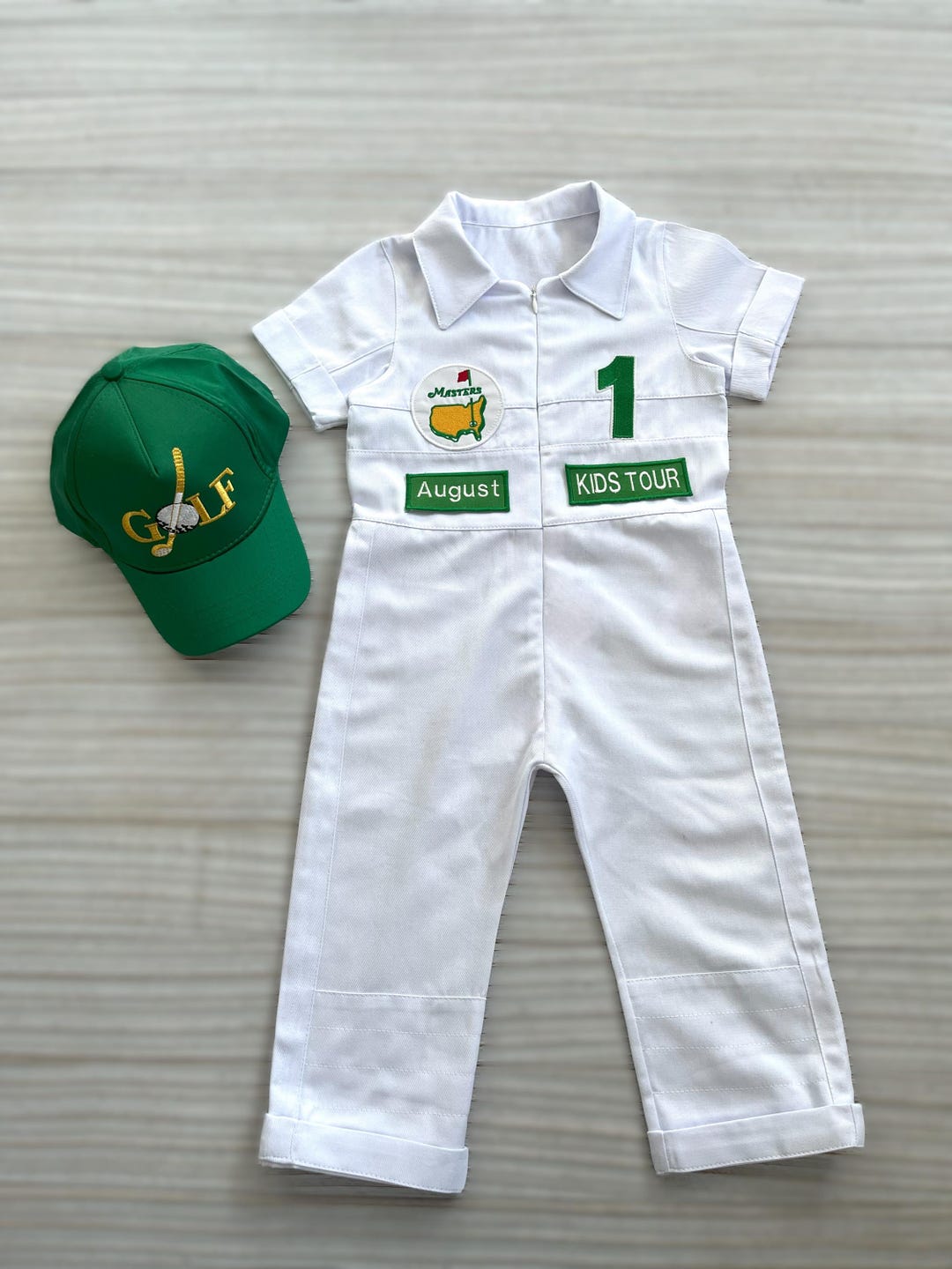 Personalized Golf Long-short Caddy Outfit for Kids*toddler Golf White ...