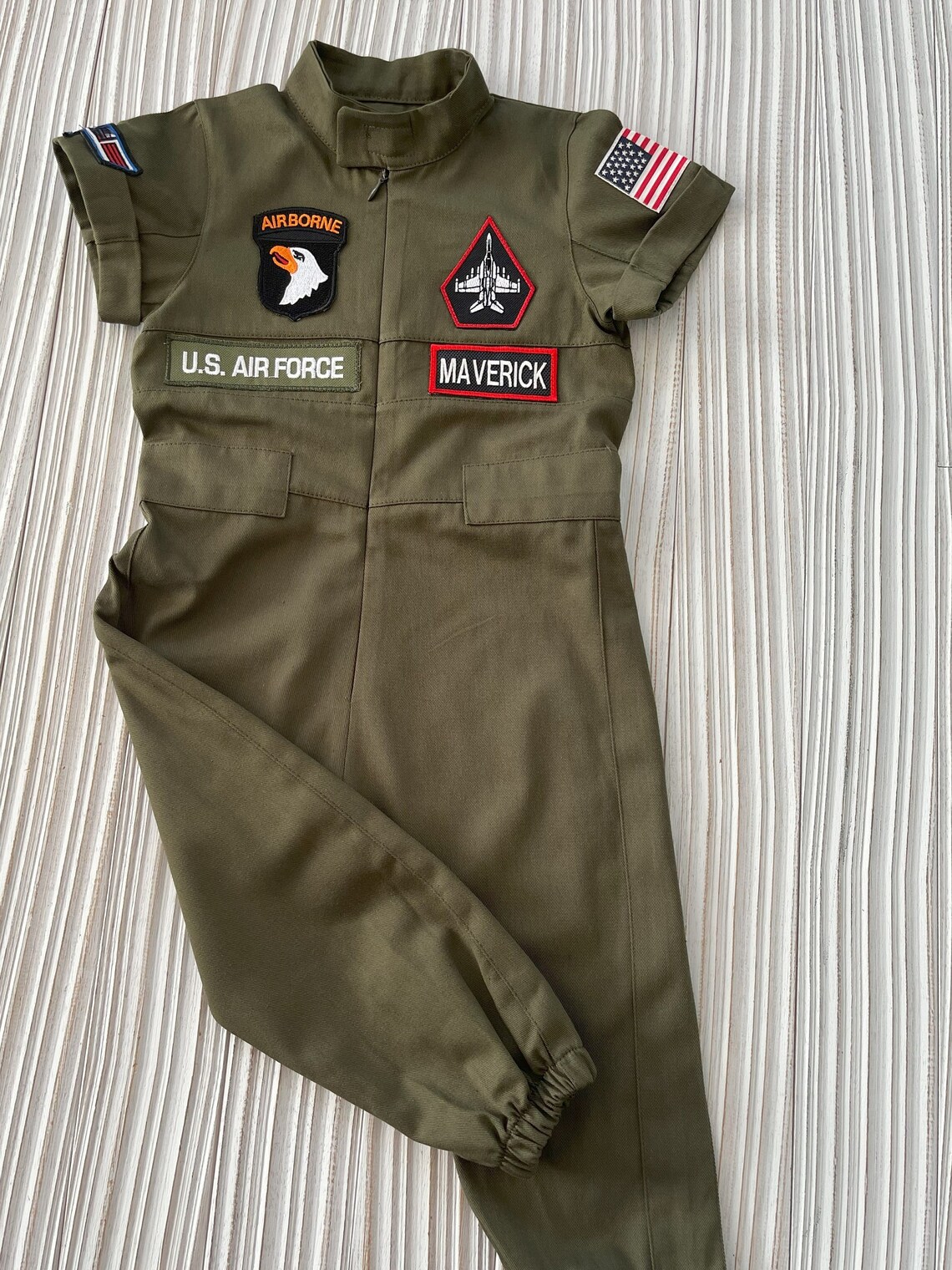Personalized Aviator Long Fighter Costume*captain Airborne Outfit ...