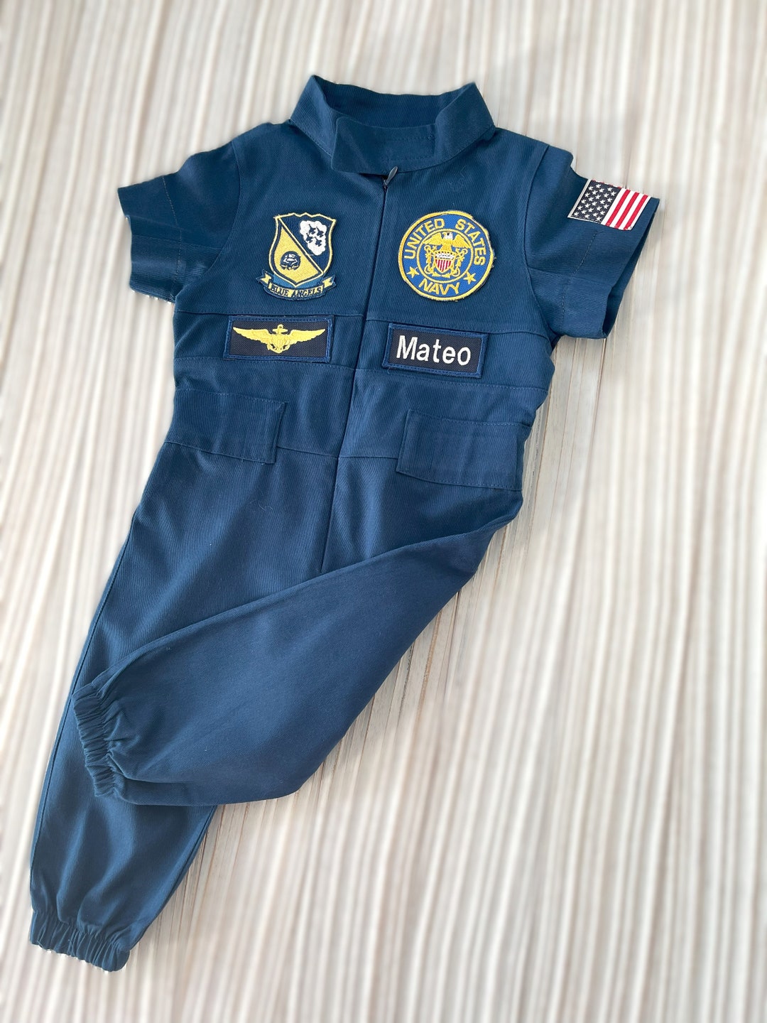 Personalized Navy Aviator Toddler Suit*halloween Kids Navy Costume*baby ...