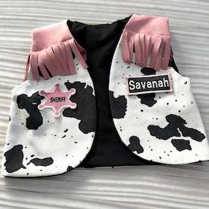 Personalized Toddler Pink Cowgirl Western Outfit*infant Sheriff Pink ...