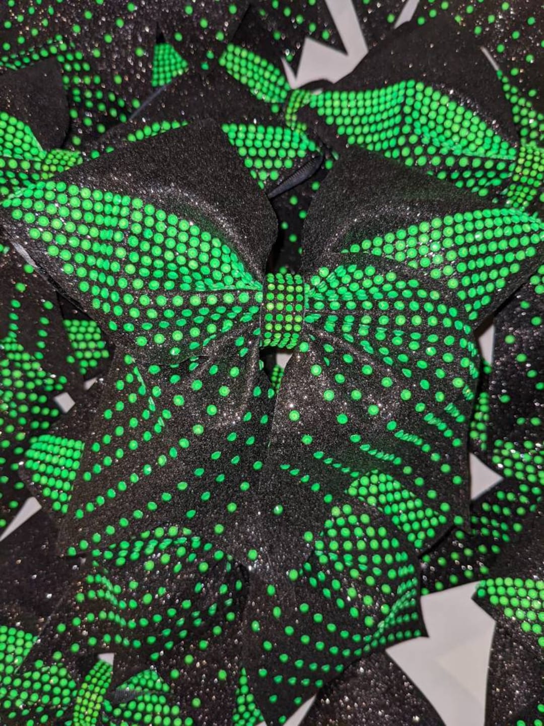 Black W/ Neon Green Rhinestones/ Any Color Combo Available - Etsy