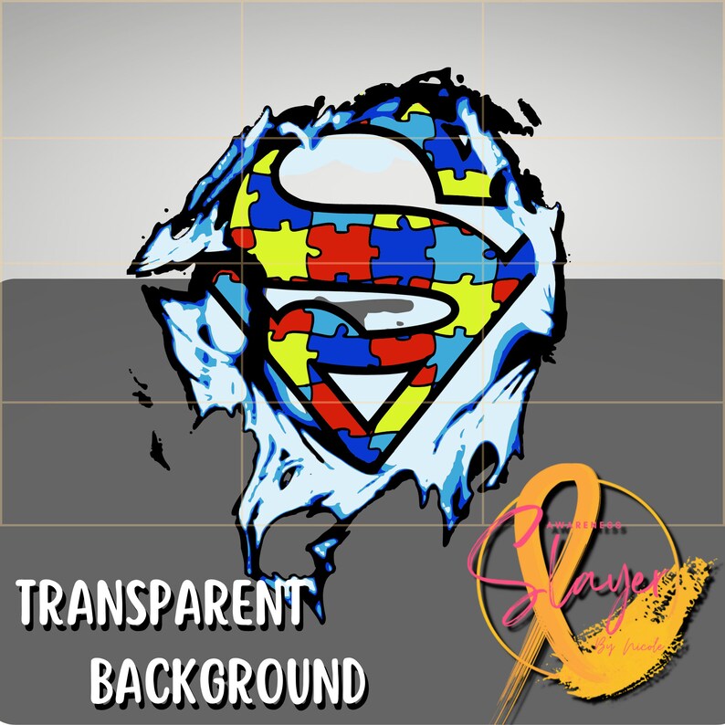 Ripped Autism Superhero Digital SVG PNG Autism Awareness T-shirts ...