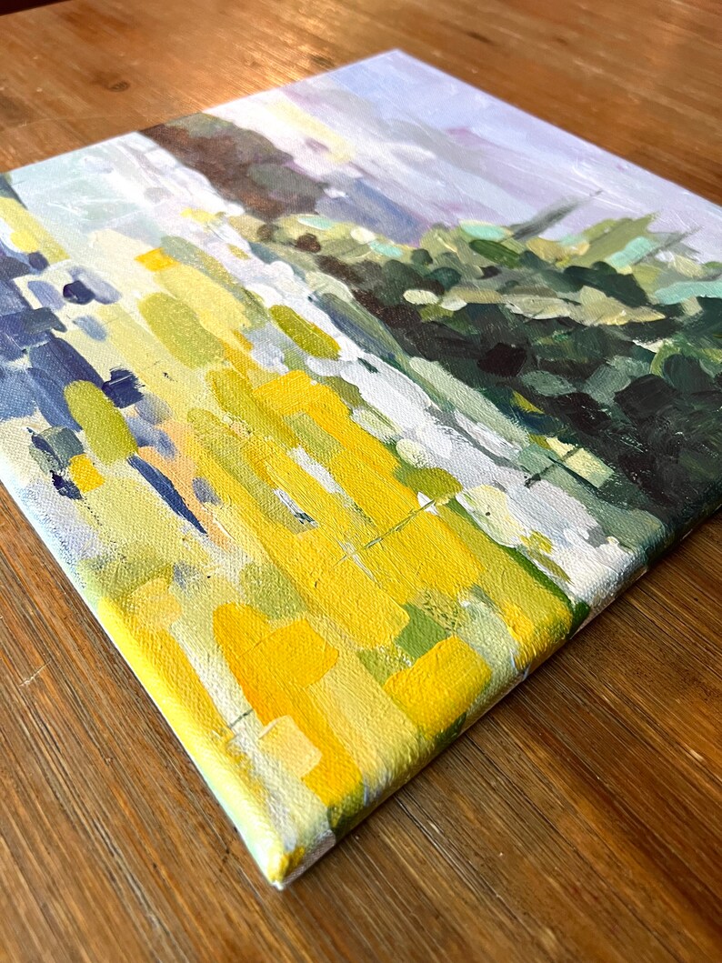 Original 12x12 Acrylic Painting on Stretched Canvas. Lifted and ...