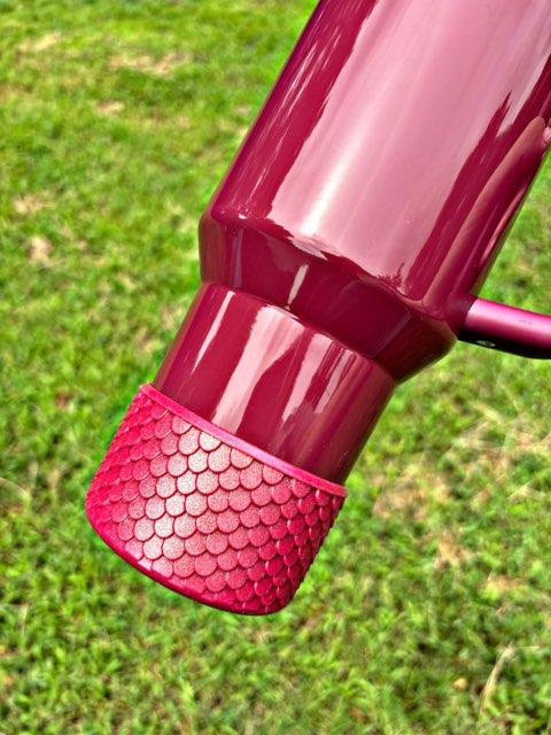 Cherry Mocha Mermaid Scale Silicone Boot. Cup Accessories. - Etsy