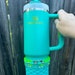 Tropical Teal Cup Bracelets Tumbler Boot Topper Cup Accessories. Bright ...