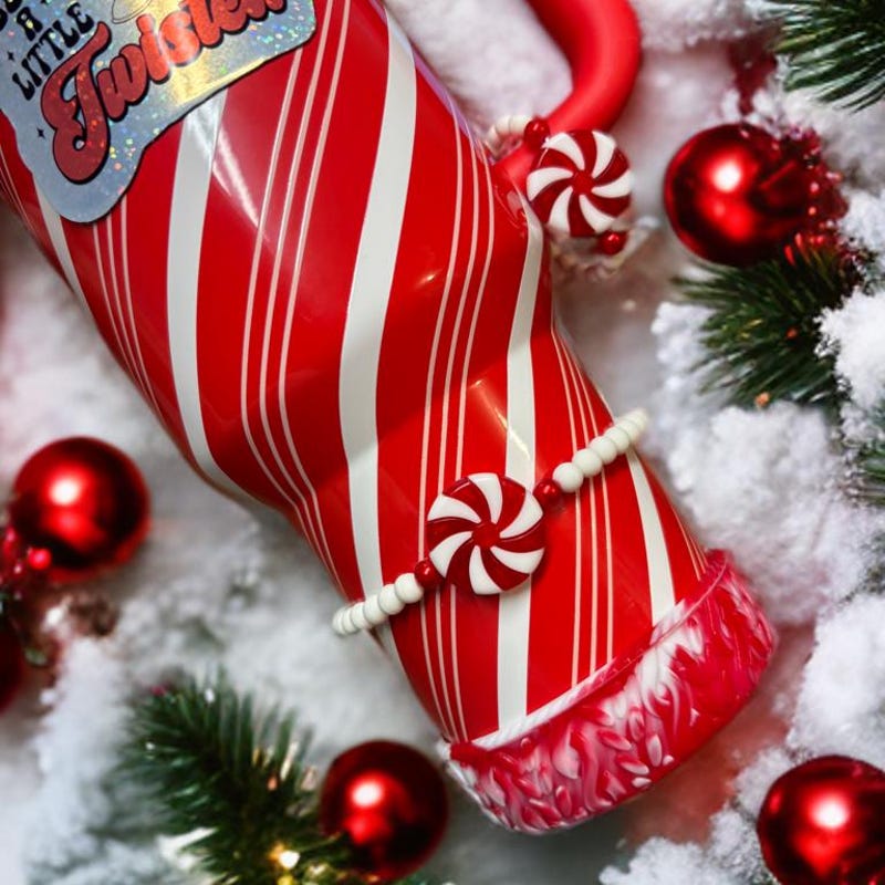 Candy Cane Stanley - Etsy
