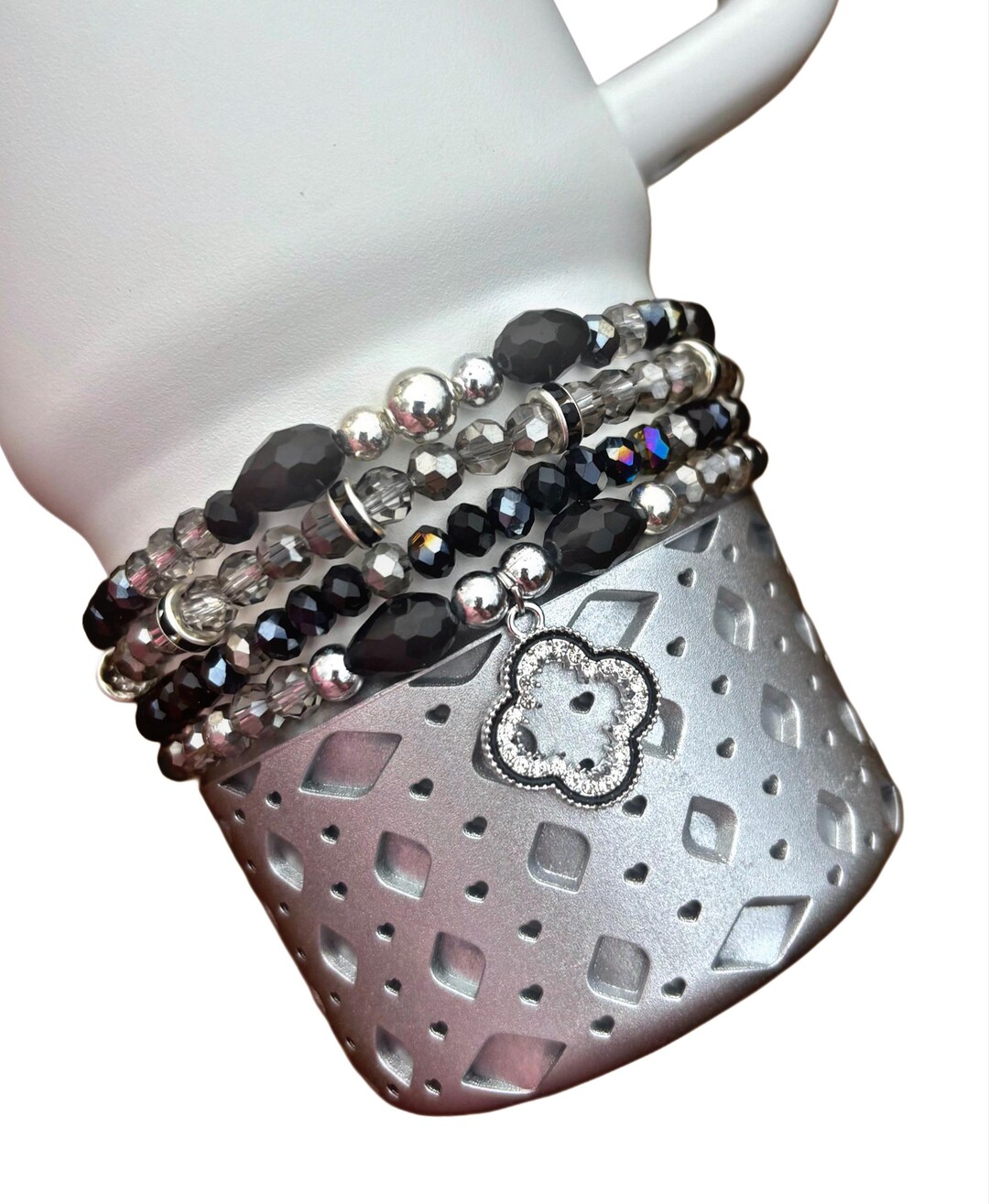 Midnight Glitz Cup Bracelets or Handle Charm. Each Sold Separately ...