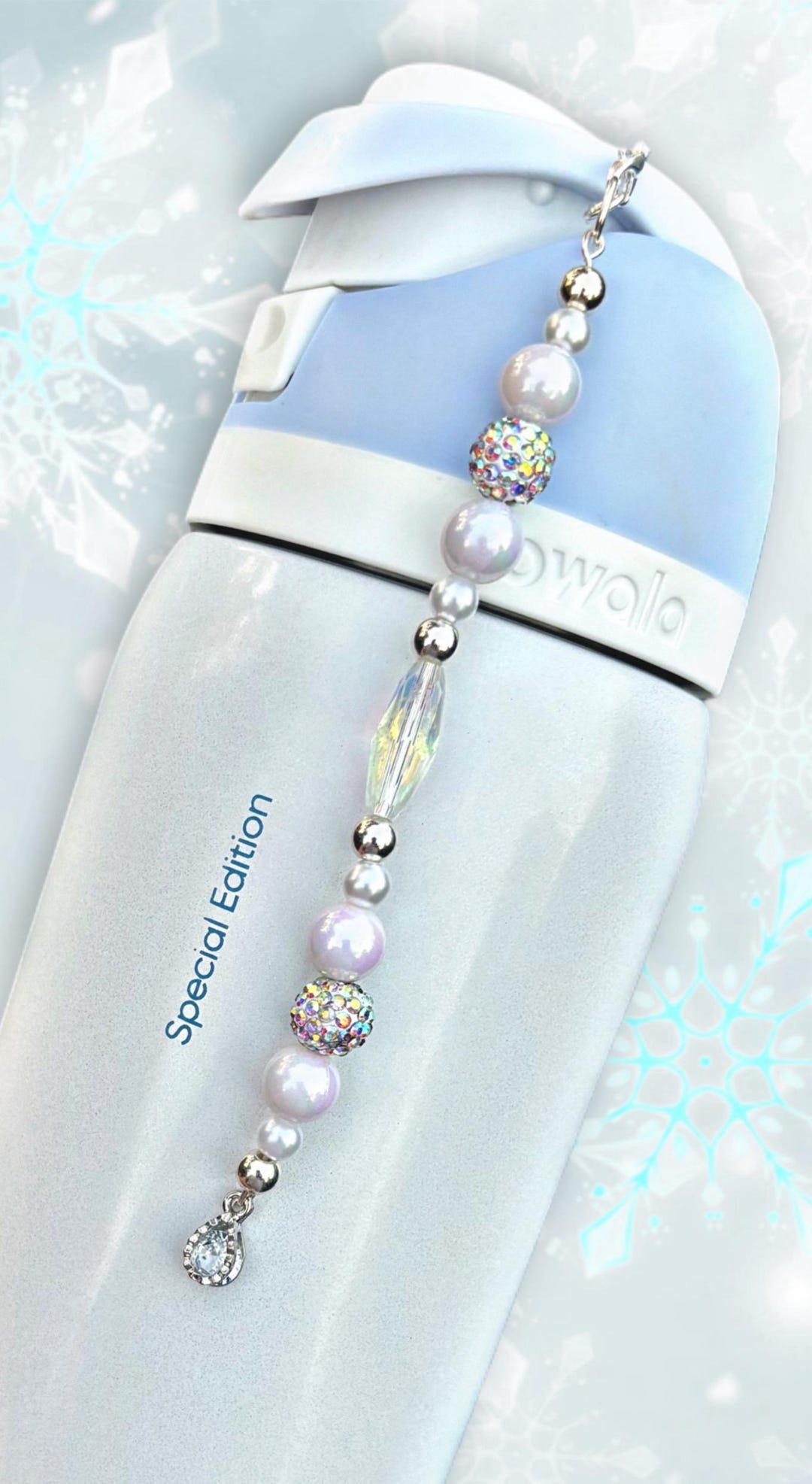 Owala Charm Snow Globe Cup Accessories. Cup Charm. Rhinestone Bling - Etsy