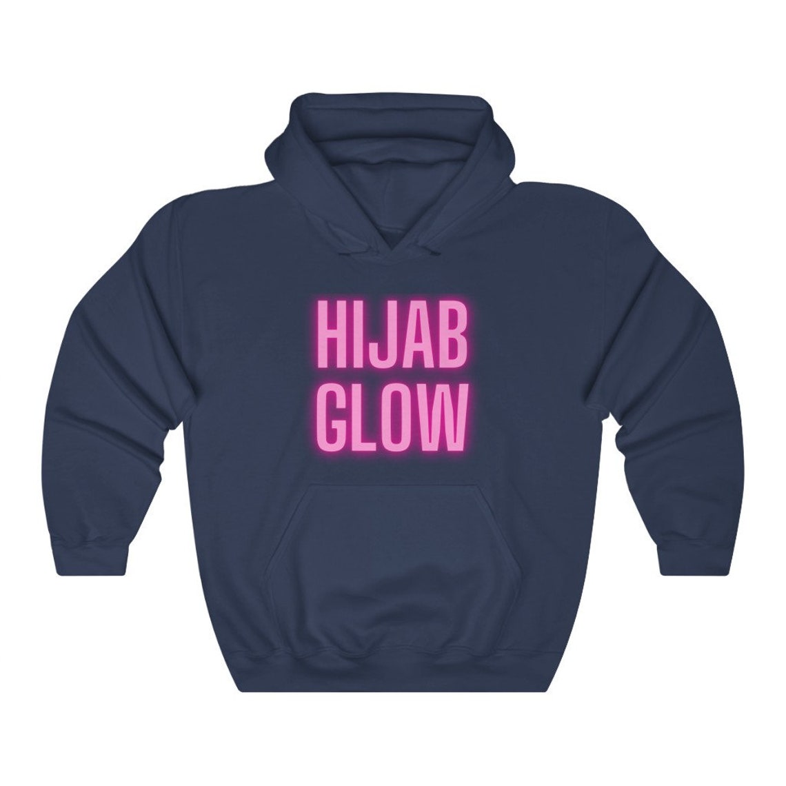 Hijab Glow, Hooded Sweatshirt V1, Muslim Hijab, Muslim Woman, Hijabi ...
